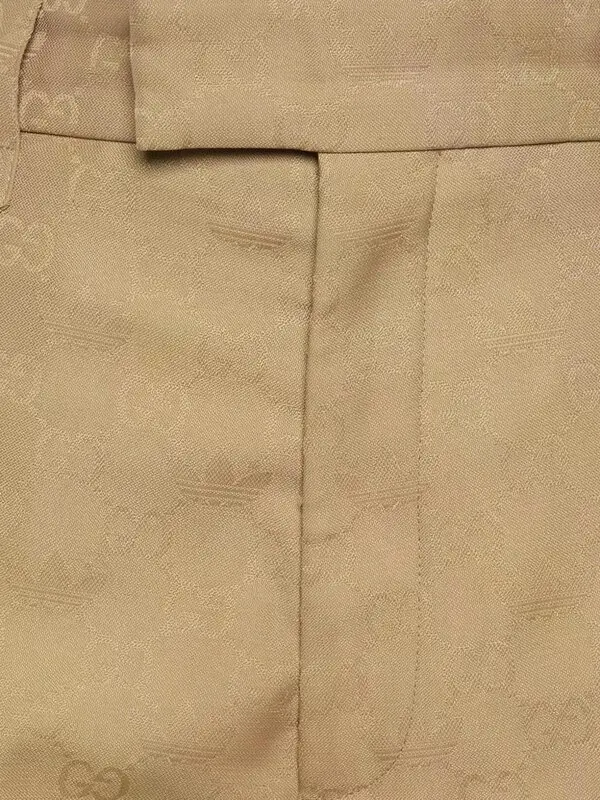 Gucci X Adidas Monogram Jacquard Trousers