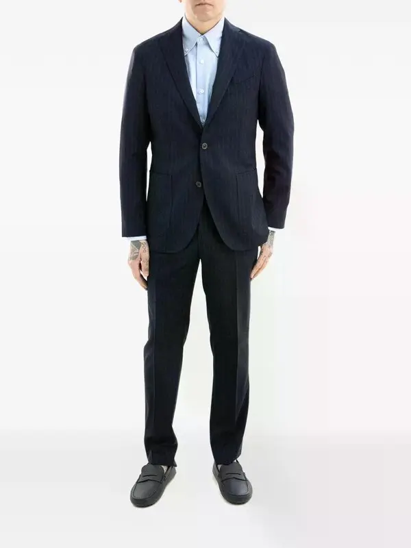 Boglioli Pinstriped Single-breasted Suit