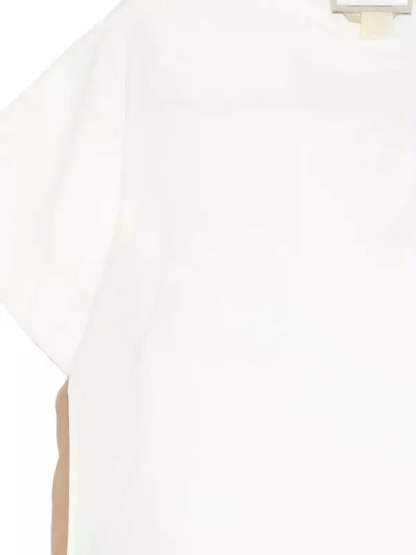 LITKOVSKA Chiffon-stripe Cotton T-shirt