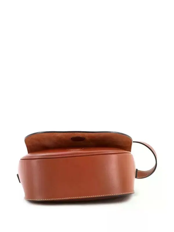 Celine Cuir Triomphe Folco Leather Crossbody Bag