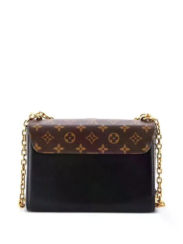 LOUIS VUITTON Twist Handbag Limited Edition Brogue Reverse Monogram Canvas Mm Shoulder Bag - Brown