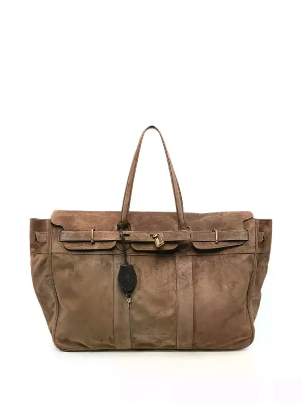 Brunello Cucinelli Suede Tote Bag