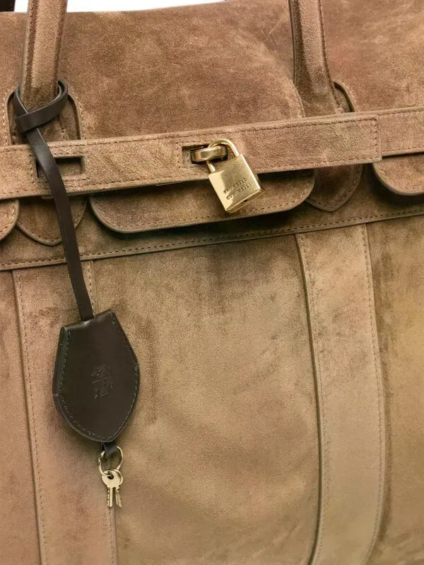Brunello Cucinelli Suede Tote Bag