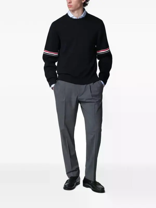 SANTANIELLO Irno Pleated Trousers - Grey