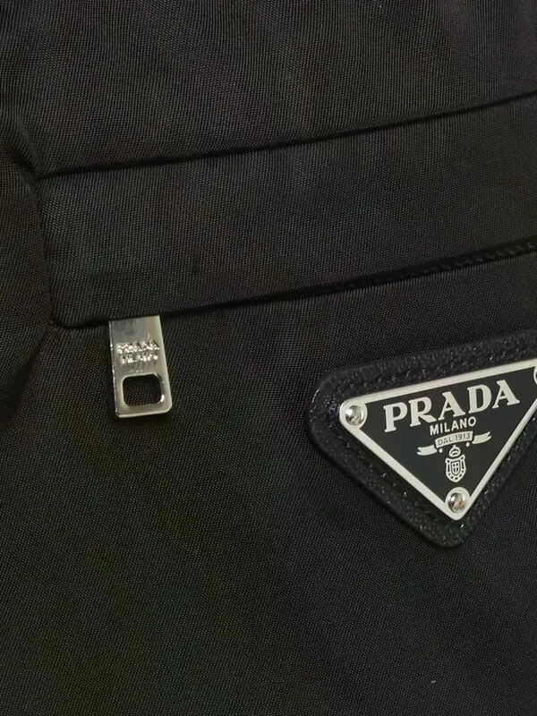 Prada Re-nylon Track Pants With Triangle Logo