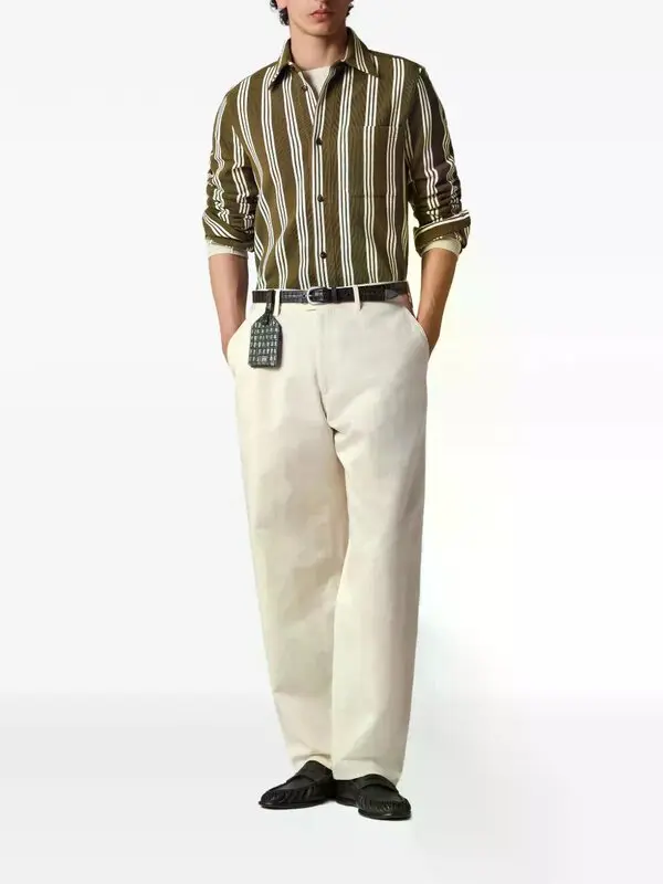 Paul Smith Logo Patch Straight Leg Trousers