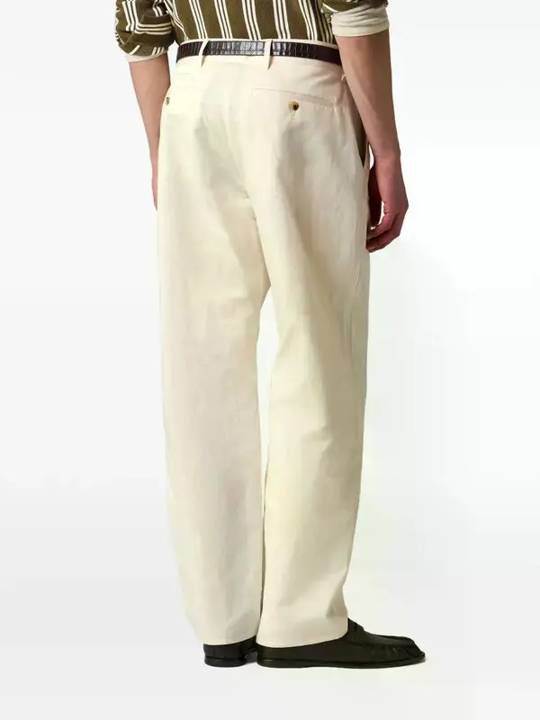 Paul Smith Logo Patch Straight Leg Trousers