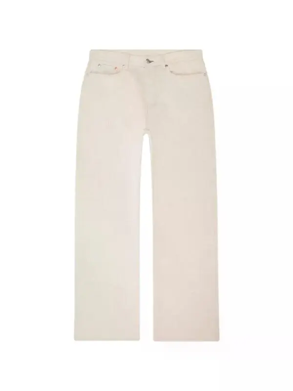 Paul Smith Logo Patch Straight Leg Trousers - Neutrals