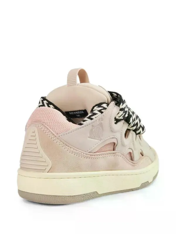 LANVIN Curb Zigzag-lace Sneakers