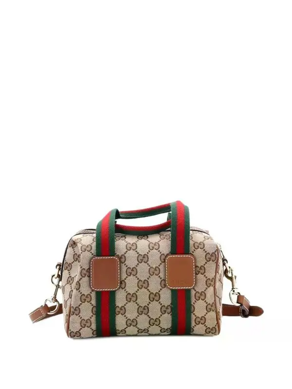 Gucci Gg Canvas Mini Boston Bag
