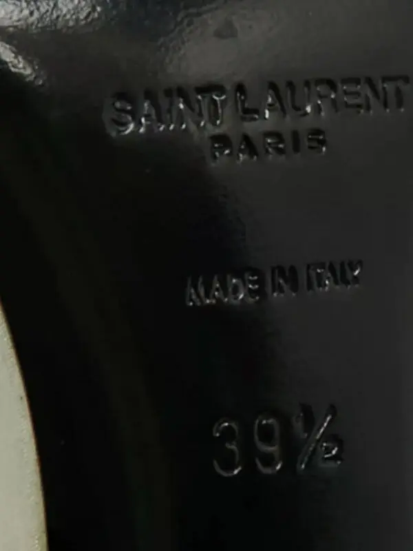 Saint Laurent Satin Ankle-strap Stiletto Sandals
