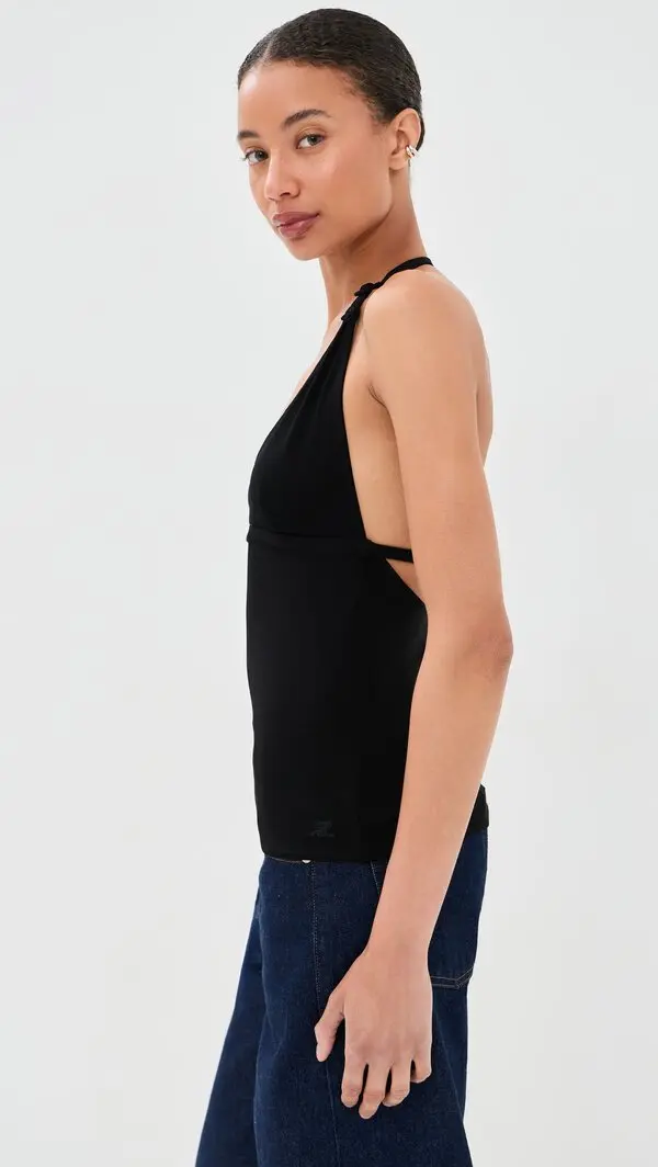 COURREGES Bikini Jersey Top