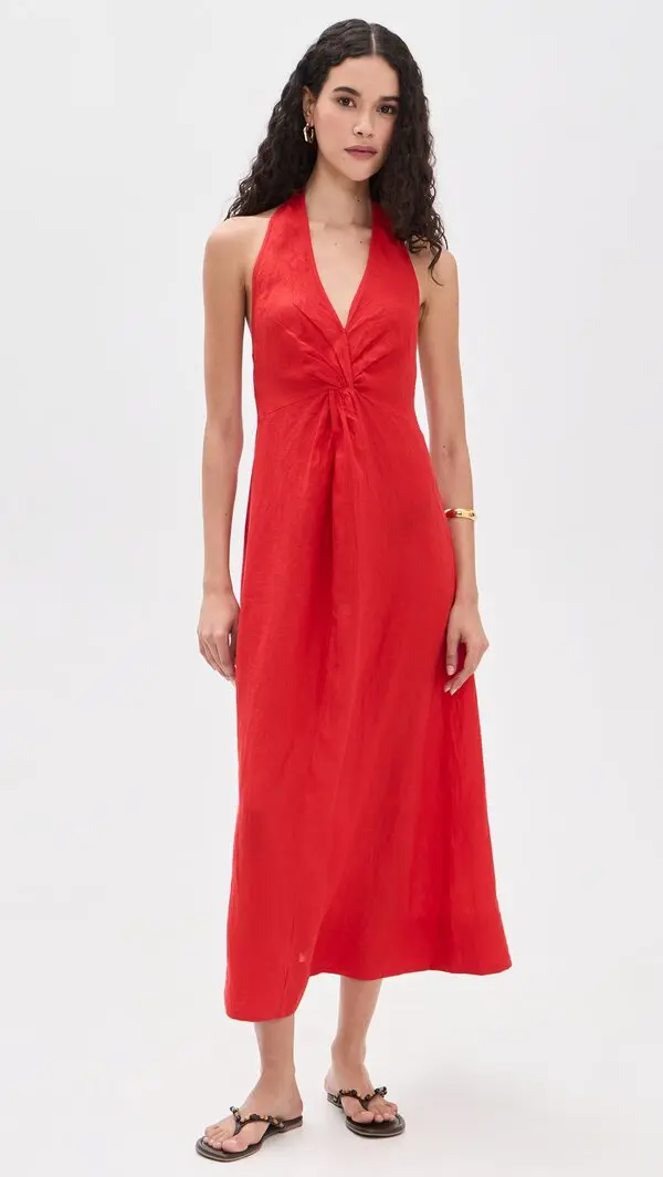 APIECE APART Salome Halter Maxi Dress