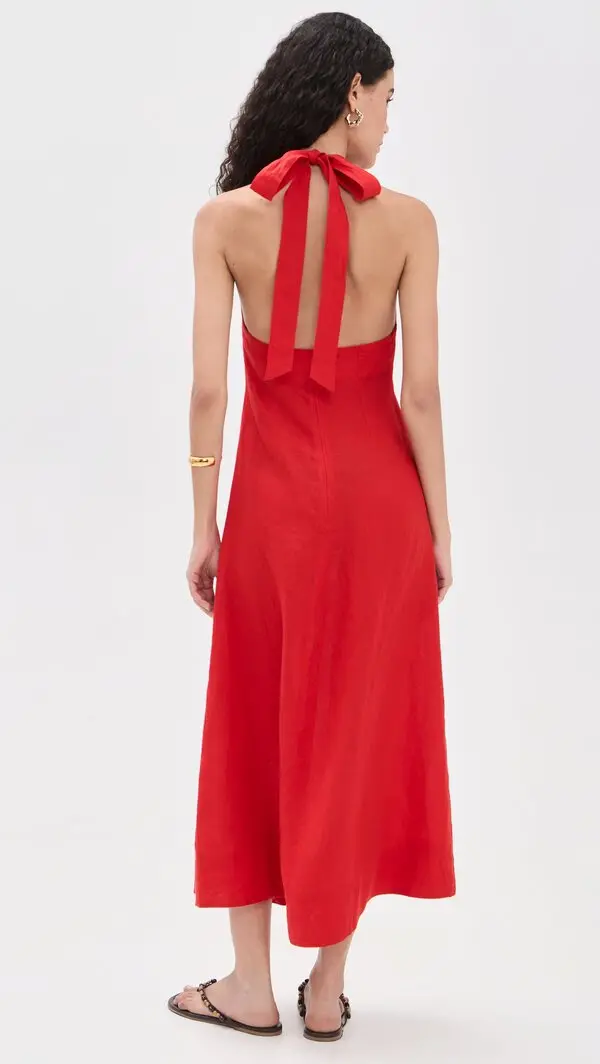 APIECE APART Salome Halter Maxi Dress