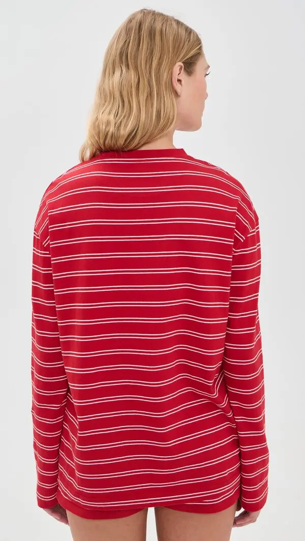 SPORTY & RICH Signature Logo Easy Tee