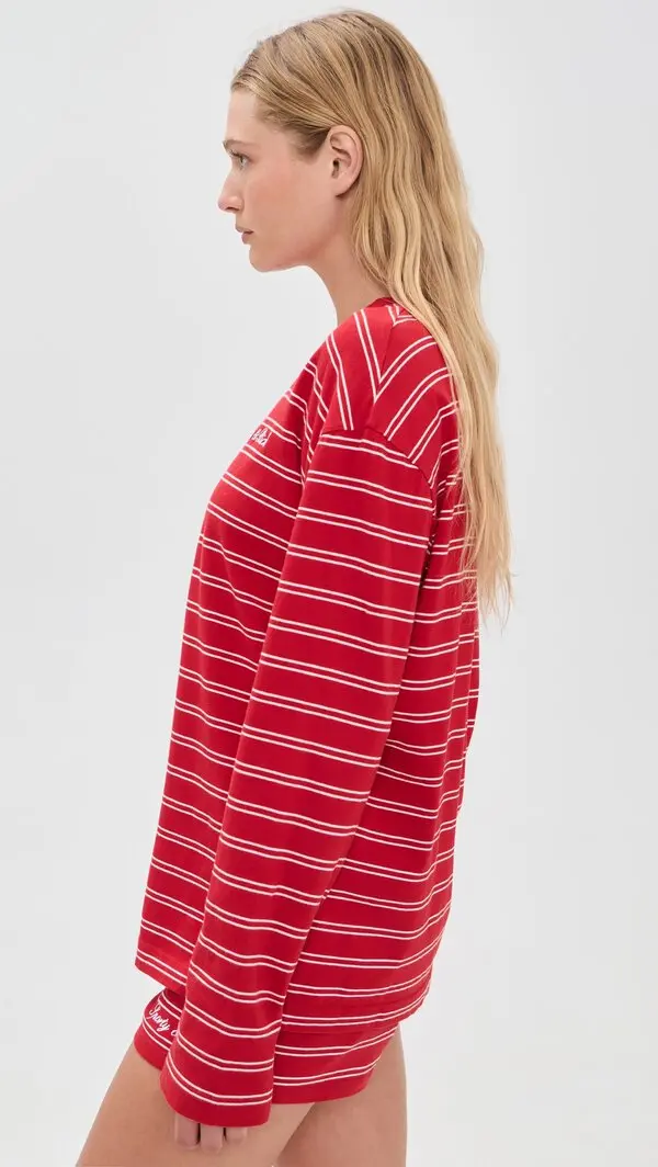 SPORTY & RICH Signature Logo Easy Tee