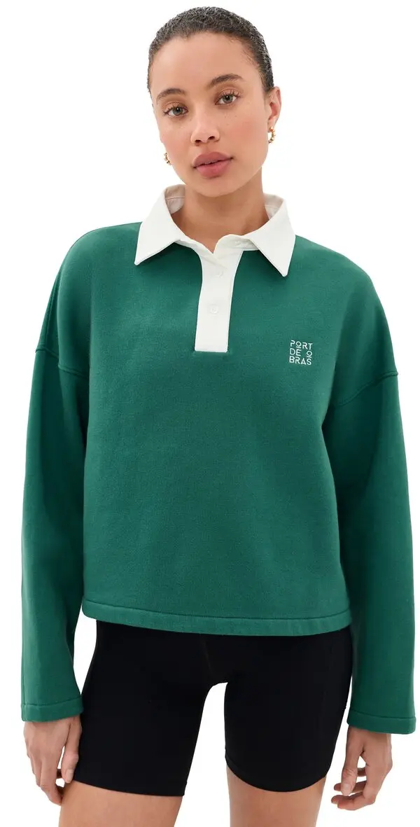 PORT DE BRAS Sofia Sweater - Emerald