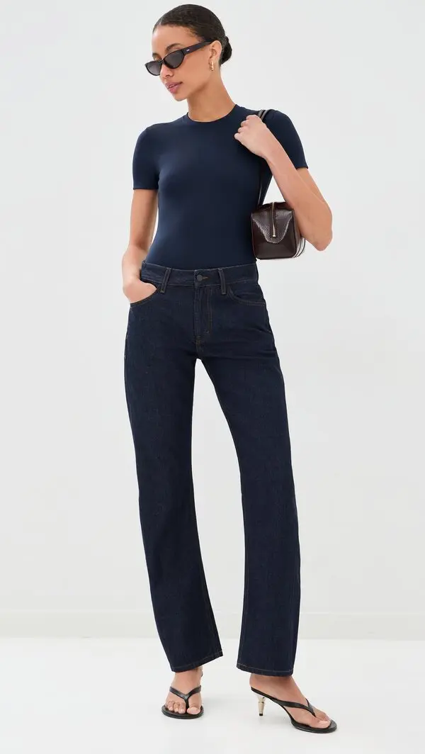 Wardrobe.NYC Opaque Tee Bodysuit