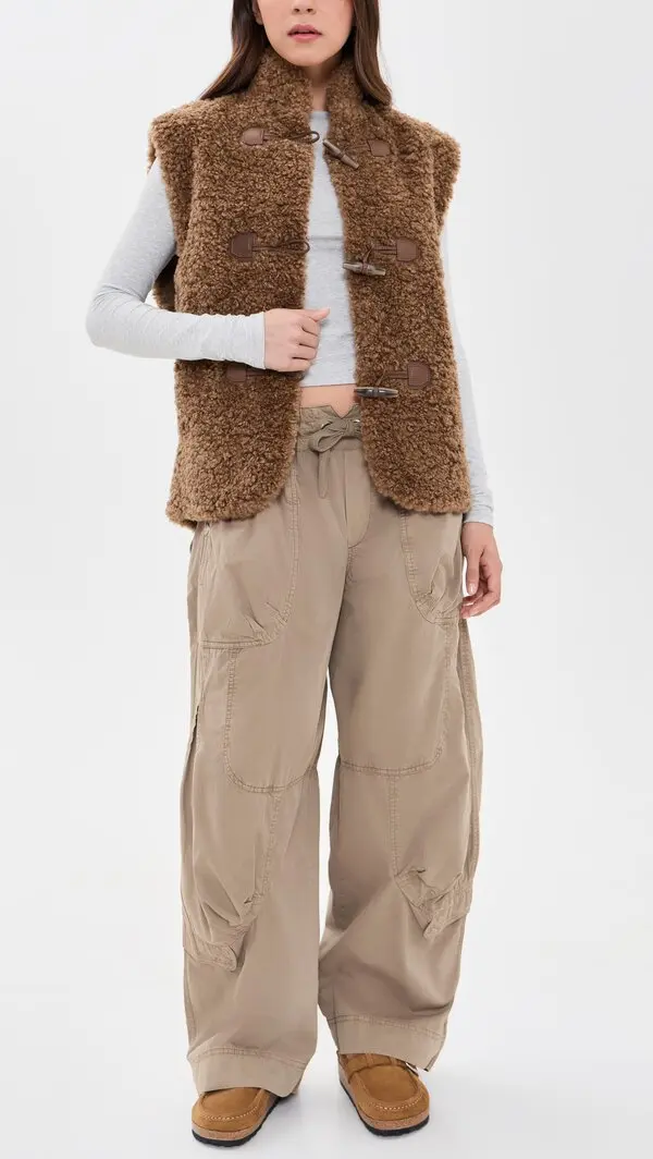 Free People Onset Parachute Pants - Dusted Cocoa