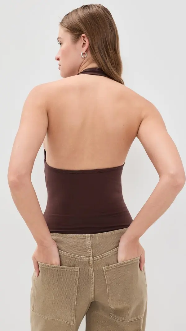 APIECE APART Bodi Halter Bodysuit