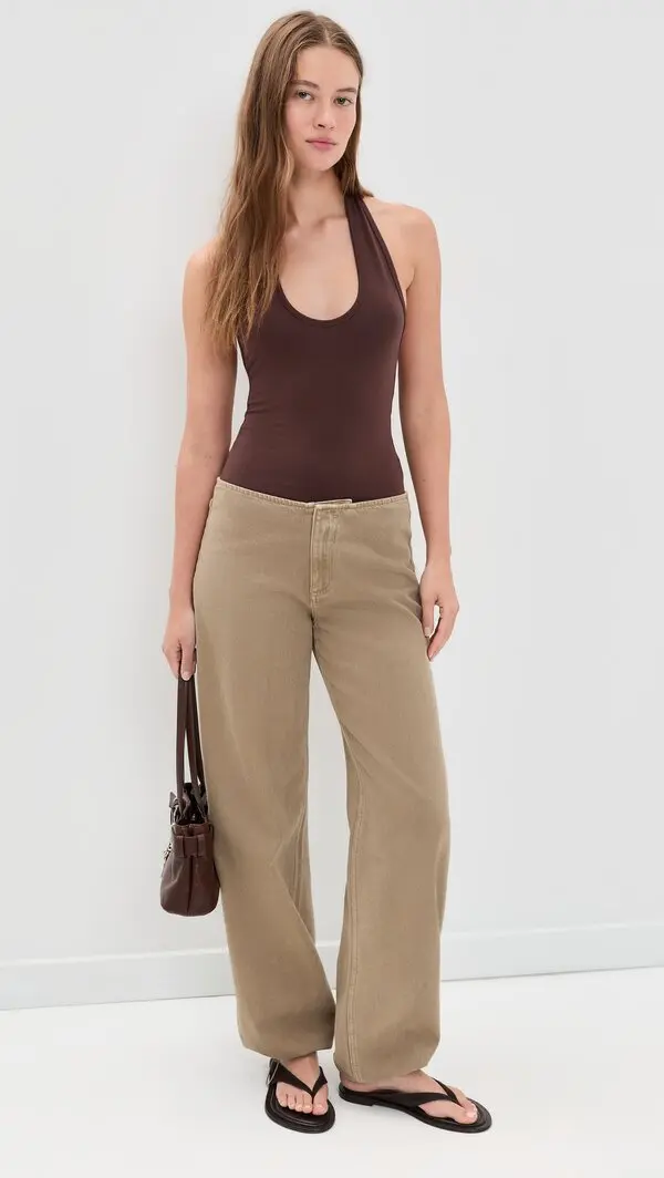 APIECE APART Bodi Halter Bodysuit