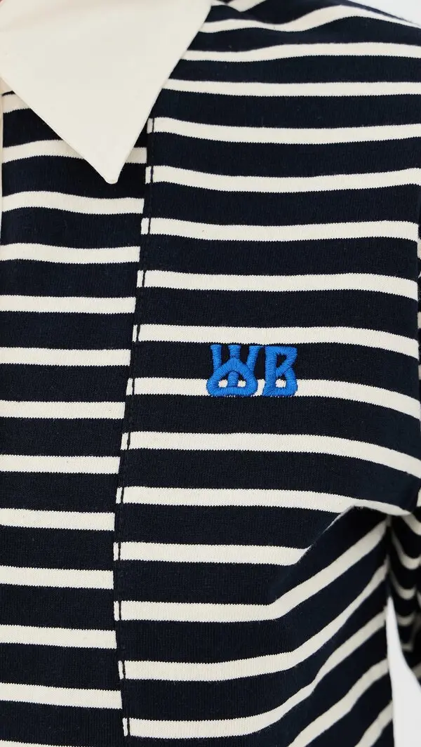 WALES BONNER Reflect Polo Top