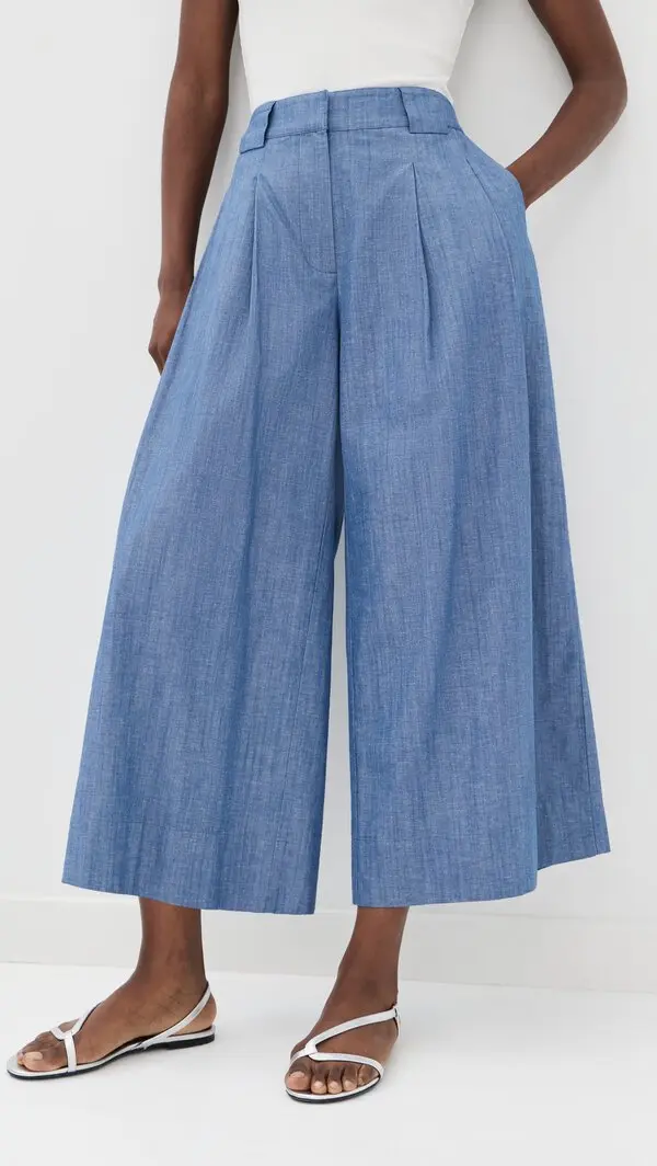 APIECE APART Elan Midrise Palazzo Pants