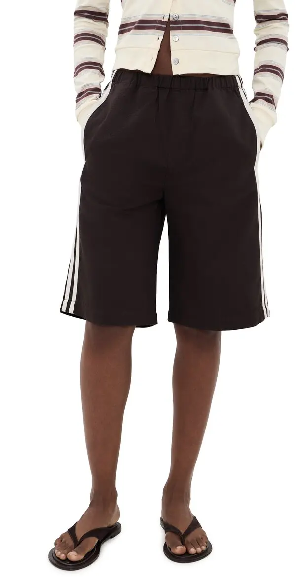 Citizens Of Humanity Anais Track Shorts - Chocolate