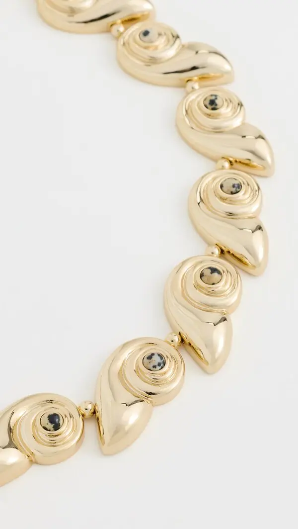 LUV AJ The Palma Shell Statement Necklace