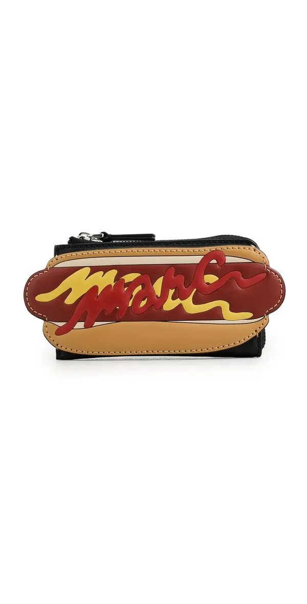 Marc Jacobs The Top Zip Wallet - Black Multi