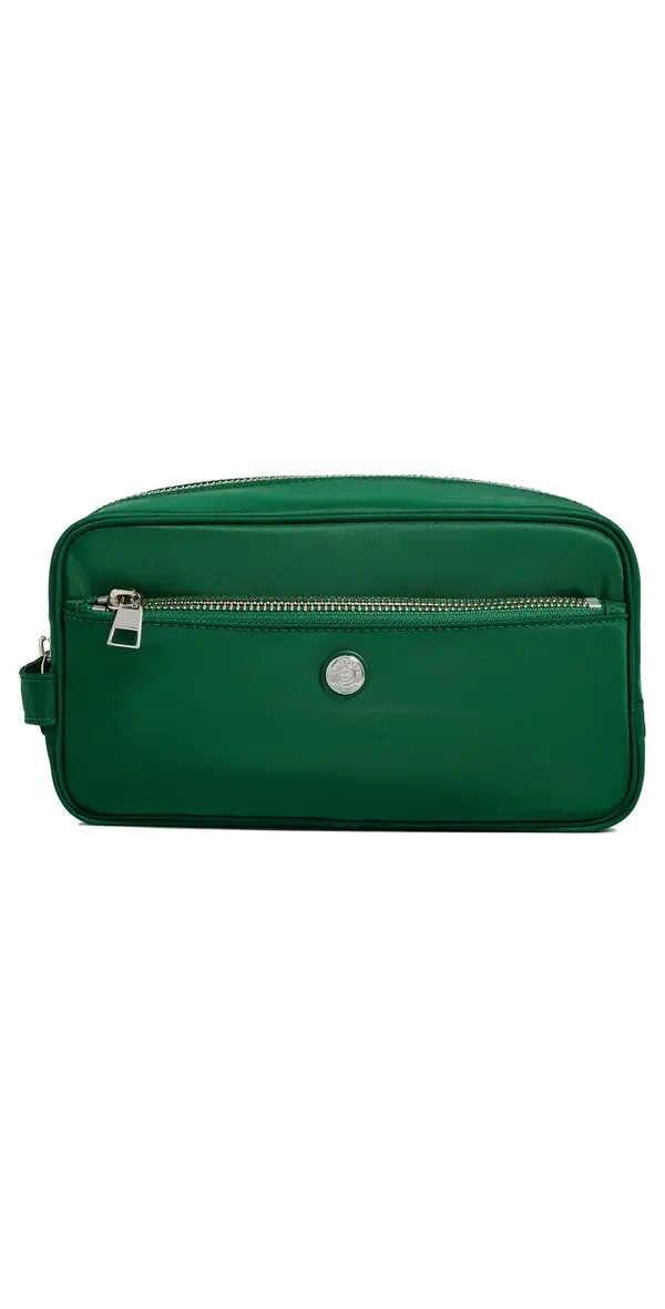 Tory Burch Twist Large Cosmetic Case - Basil