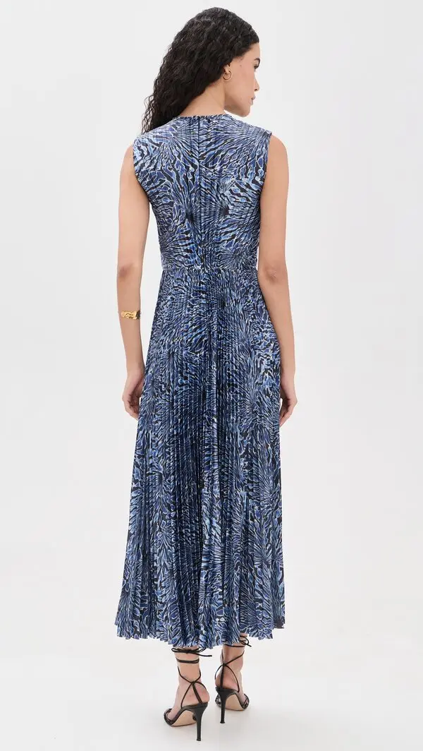 Ulla Johnson Malin Short Sleeve Satin Dress