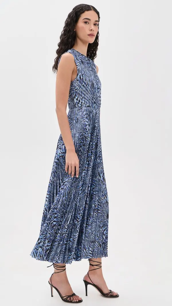 Ulla Johnson Malin Short Sleeve Satin Dress