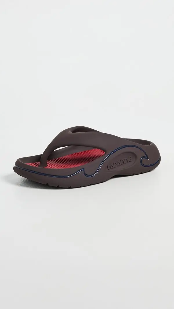 Rabanne 3d Flip Flops