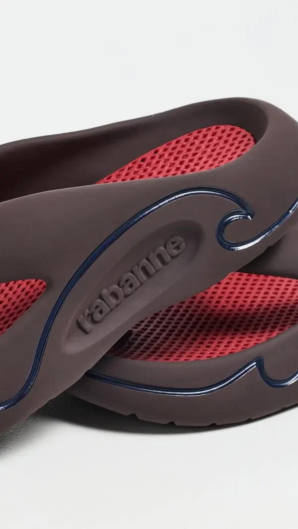 Rabanne 3d Flip Flops