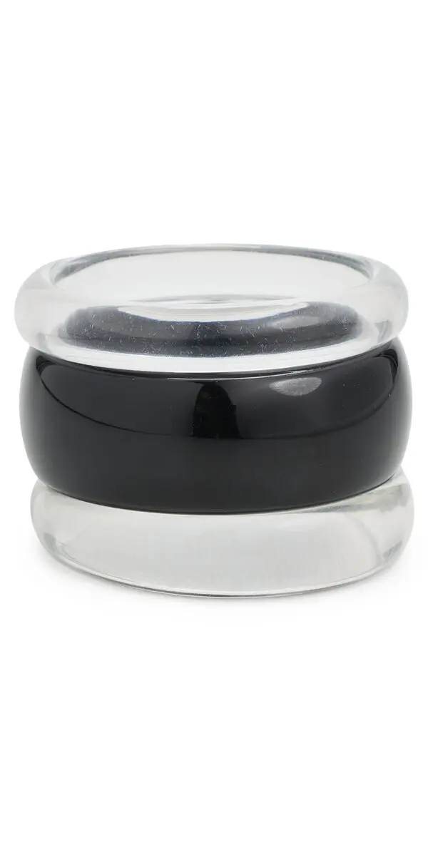 LUV AJ The Bondi Bangle Set - Black