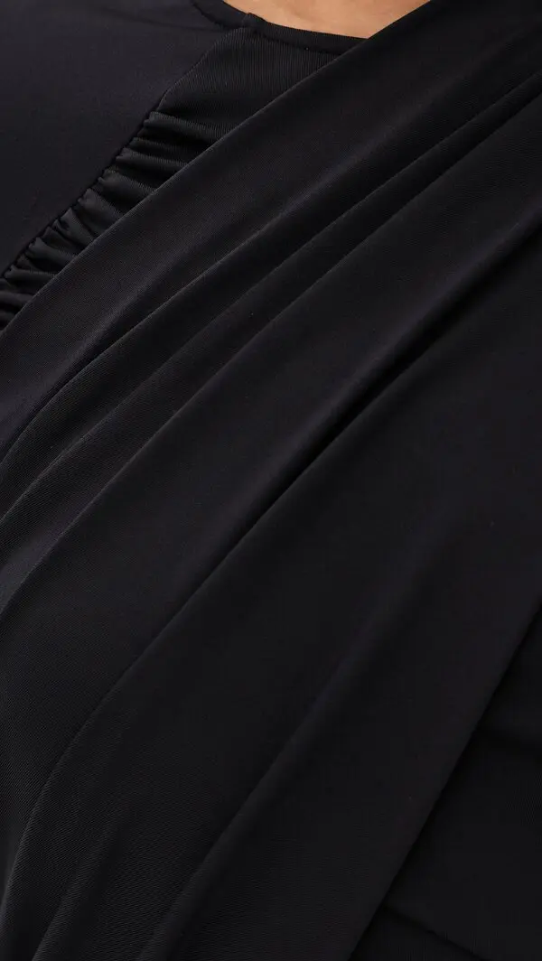 Victoria Beckham Long Sleeve Wrap Dress