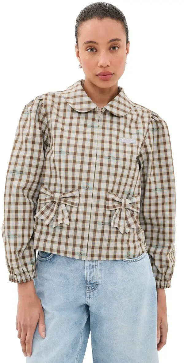 Sandy Liang Necco Jacket - Brown Multi