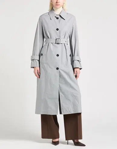MOORER Checked Waterproof Trench Coat