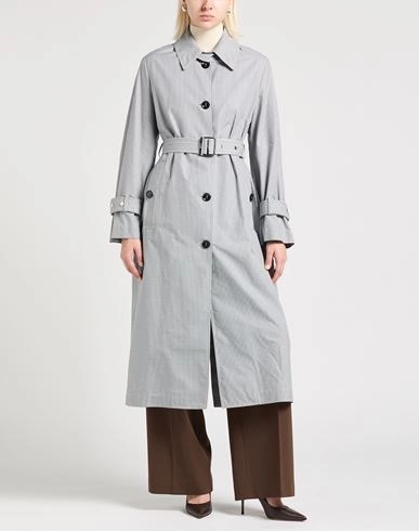 MOORER Checked Waterproof Trench Coat