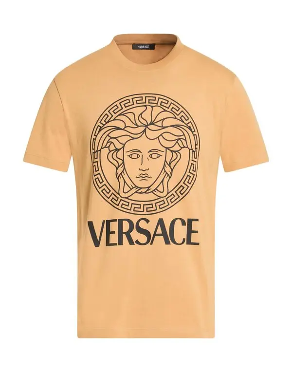 Versace T-shirt Camel Size Cotton - Beige