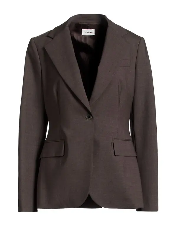 P.a.r.o.s.h Virgin Wool Blend Single-breasted Blazer