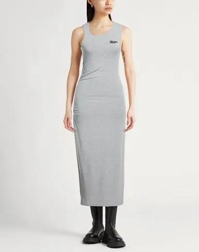 Patrizia Pepe Sleeveless Midi Dress In Light Polyester Blend