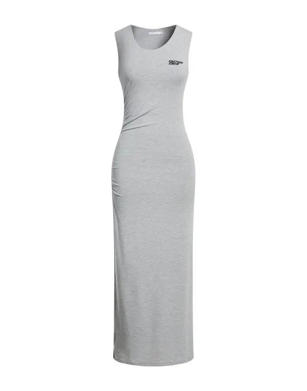 Patrizia Pepe Sleeveless Midi Dress In Light Polyester Blend