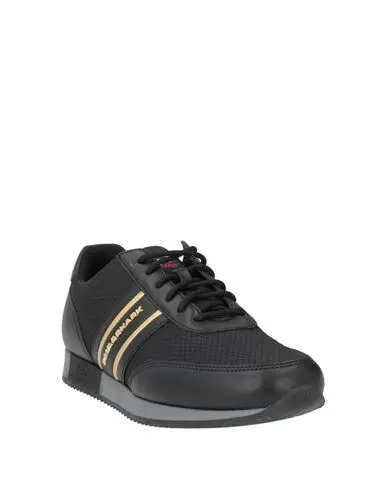 Paul & Shark Leather And Textile Low-top Sneakers