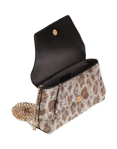 Versace Multicolor Embellished Clasp Flap Bag
