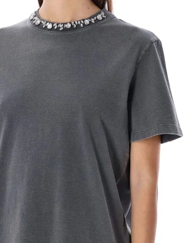 GOLDEN GOOSE Embellished Neck T-shirt