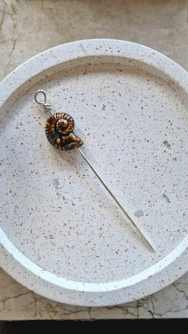 BINGIN DIARIES Hair Pin - Silver