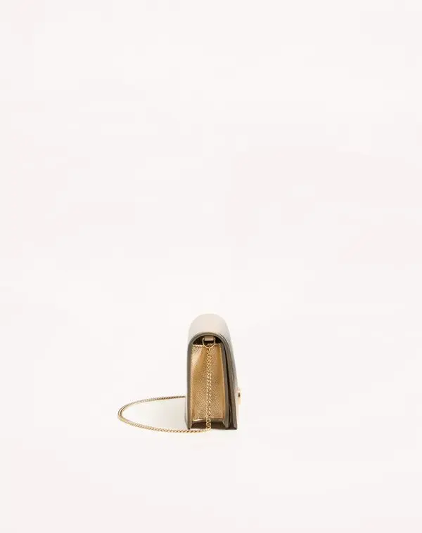 Valentino Garavani Vlogo Signature Mini Shoulder Bag - Nude