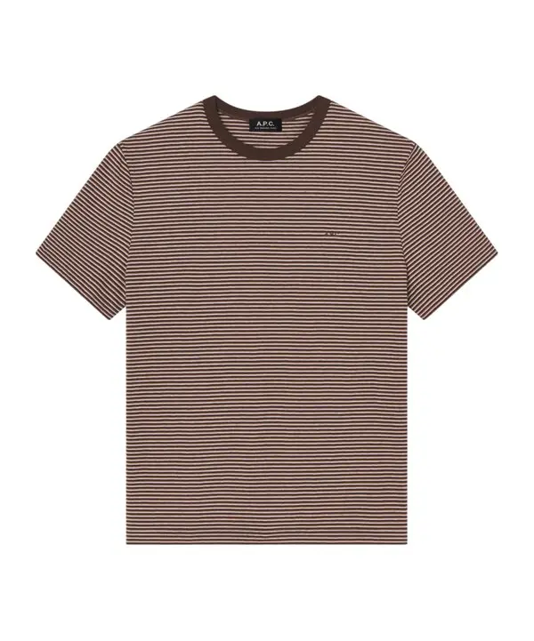 A.p.c. Striped T-shirt - Brown